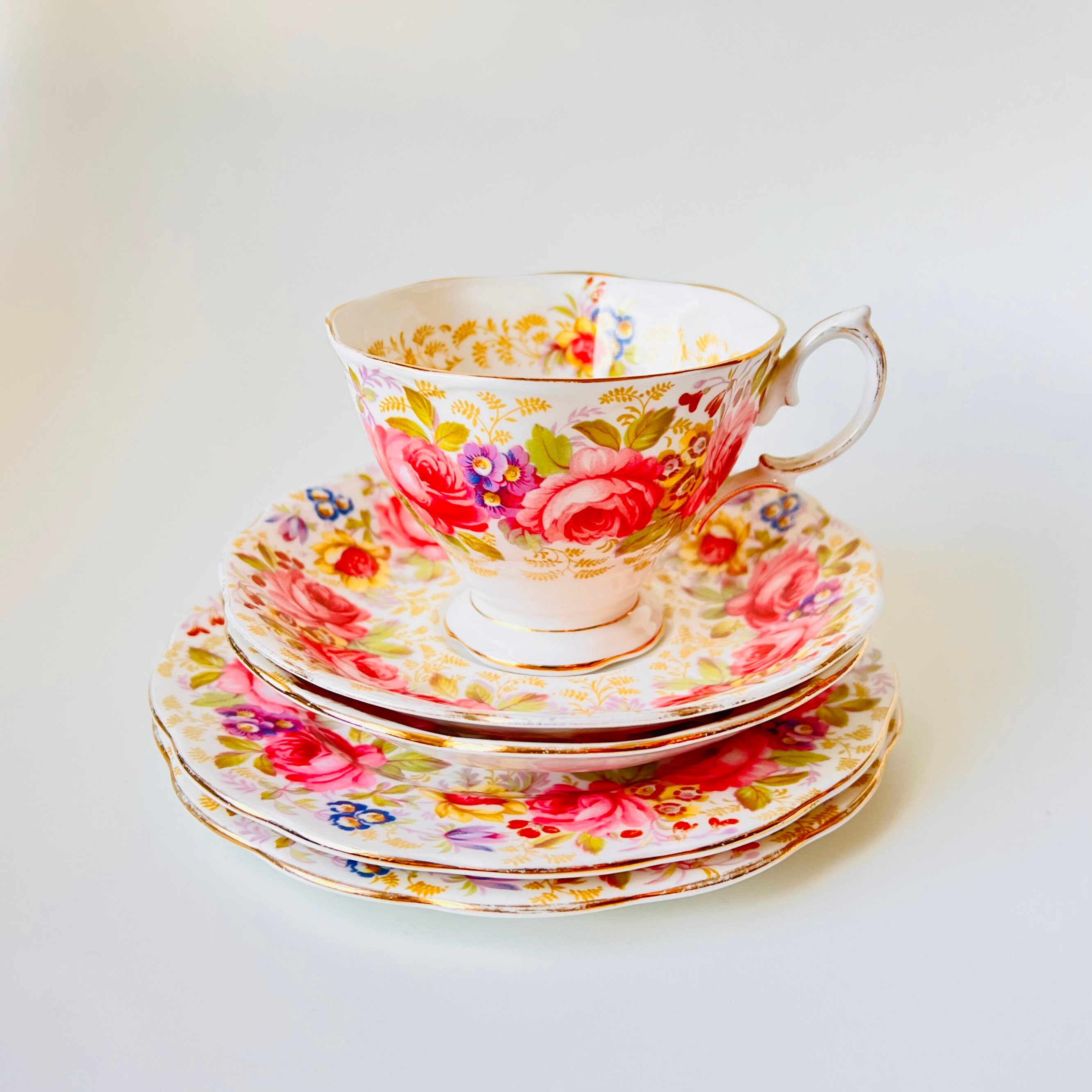 Vintage Royal Albert Serena Tea Cup Trio Tea Cups Saucer, English Tea ...