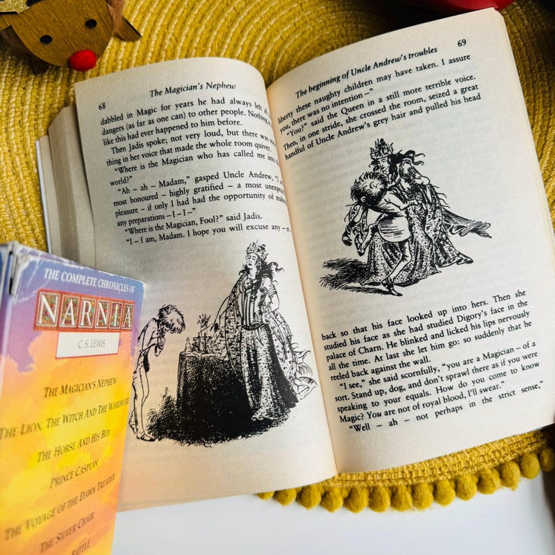 The Complete Set of Chronicles of Narnia Books, C. S. Lewis, 7 Volumes ...
