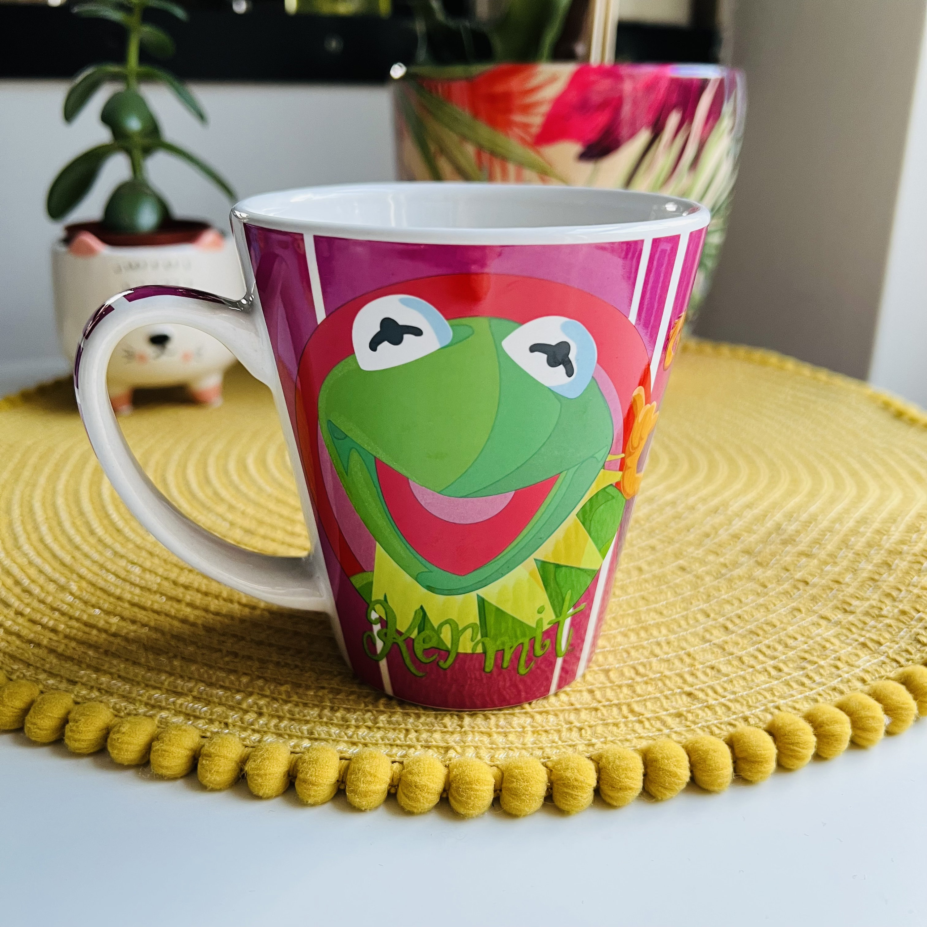 Vintage Muppet Show Mug With Kermit the Frog Miss Piggy Animal, Coffee ...