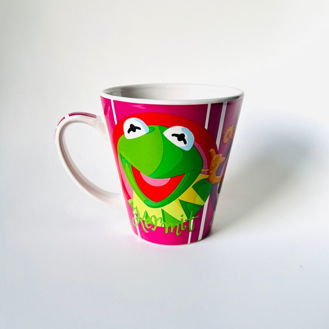 Vintage Muppet Show Mug With Kermit the Frog Miss Piggy Animal, Coffee ...