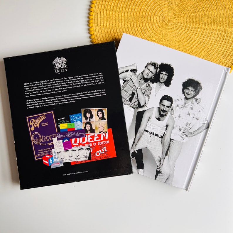 40 Years of Queen Book, Queen Band Memorabilia Biography Book, Tribute ...