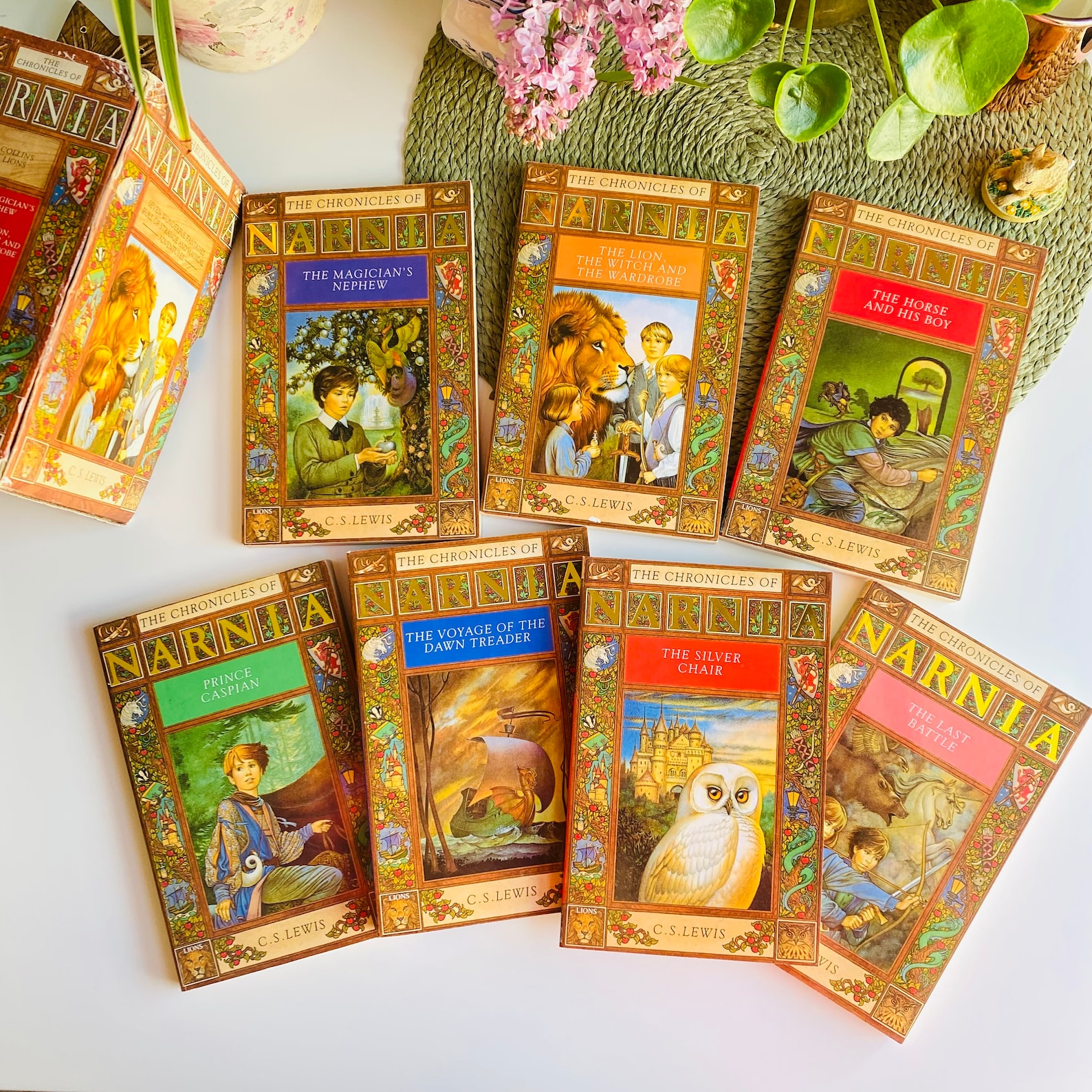 The Complete Set of Chronicles of Narnia Books, C. S. Lewis, 7 Volumes ...