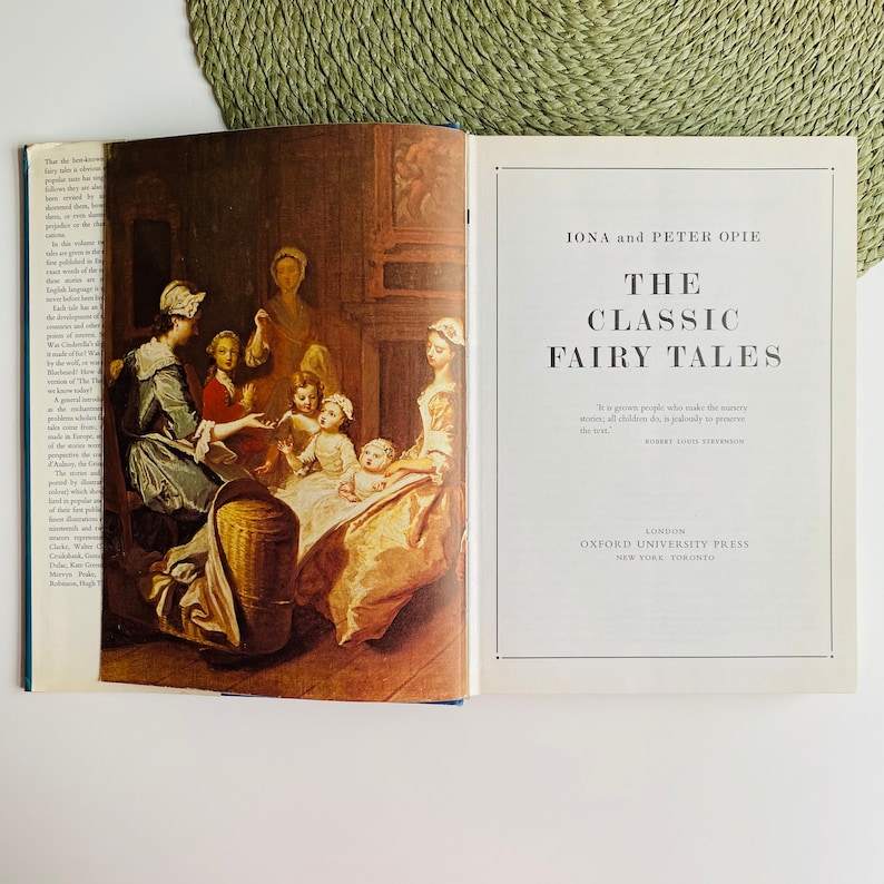 The Classic Fairy Tales Book, Vintage Fairy Tales Book, Hardback 1974 ...