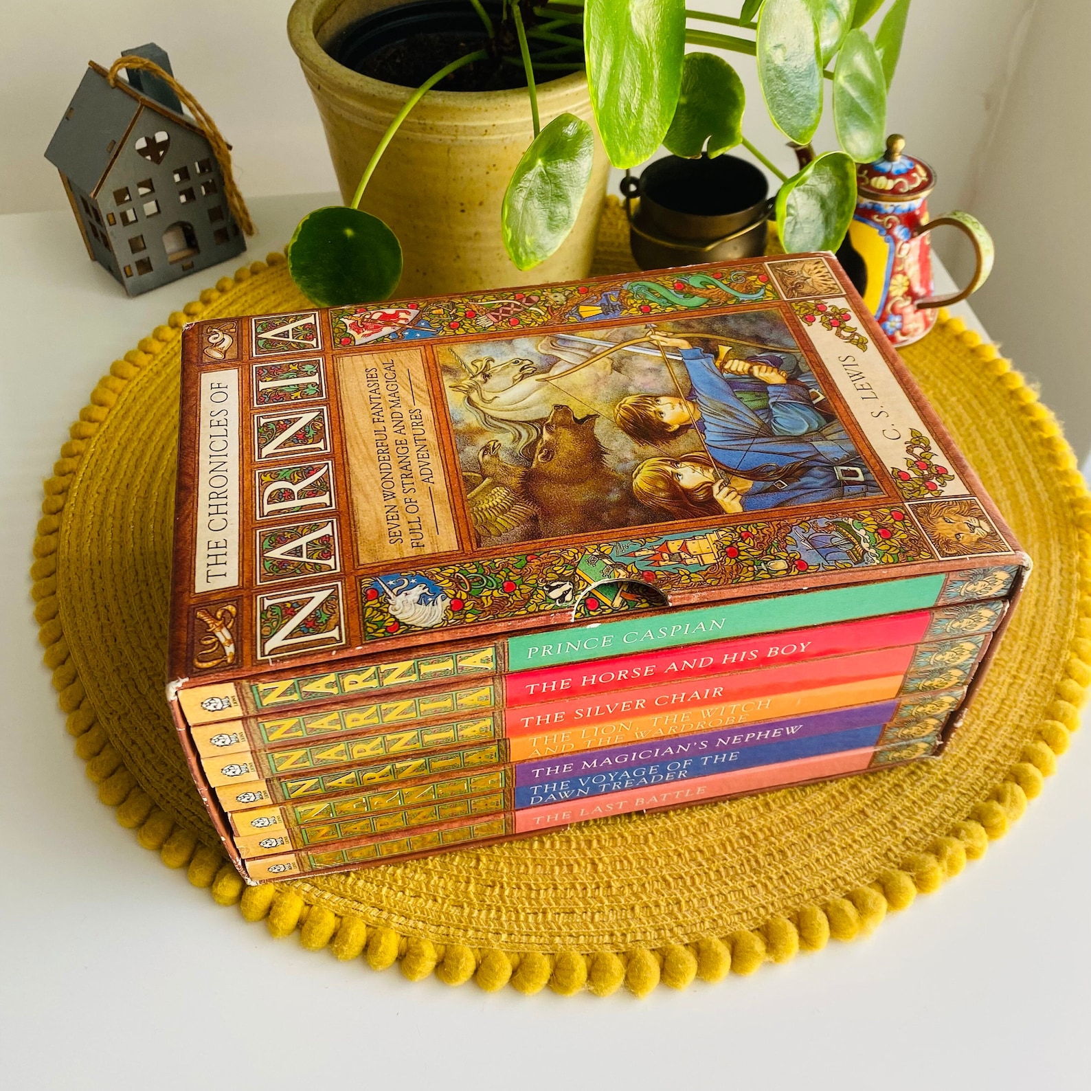 The Complete Set of Chronicles of Narnia Books, C. S. Lewis, 7 Volumes ...