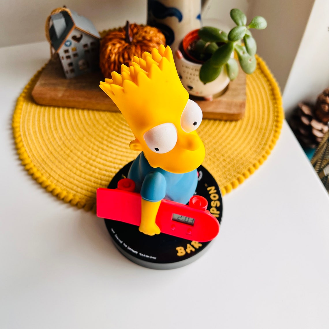 Vintage Bart Simpson Talking Alarm Clock WESCO 90's the - Etsy