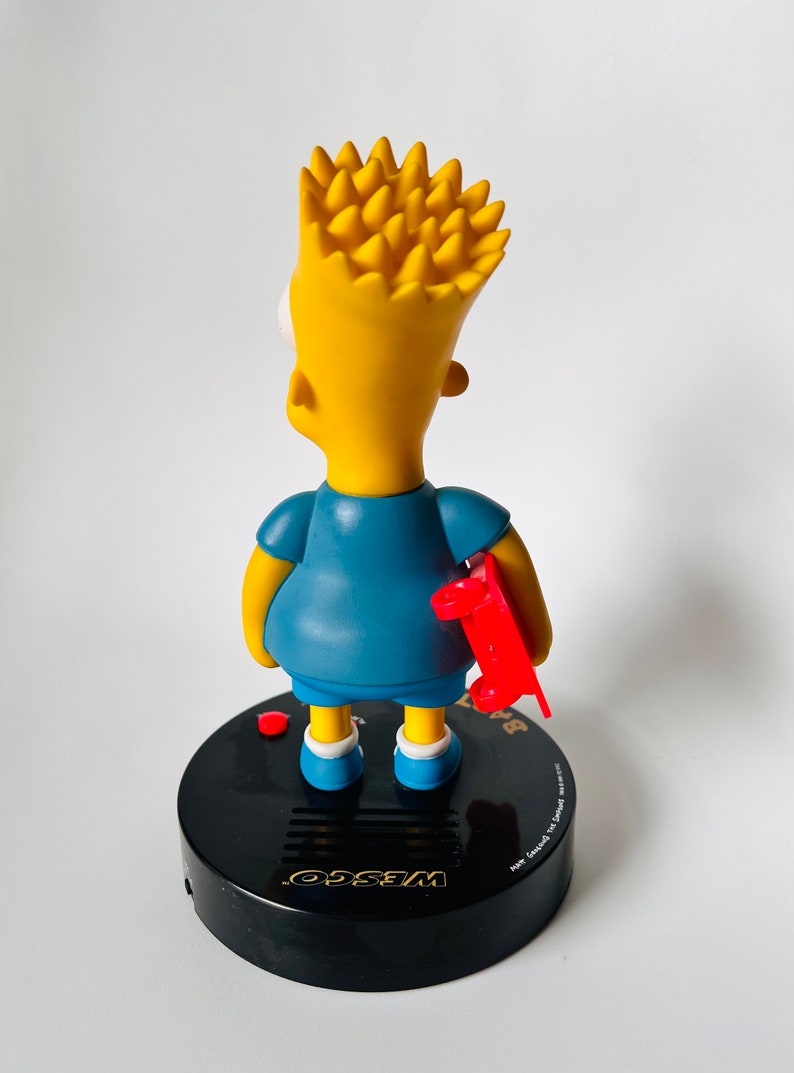 Vintage Bart Simpson Talking Alarm Clock WESCO 90's the - Etsy