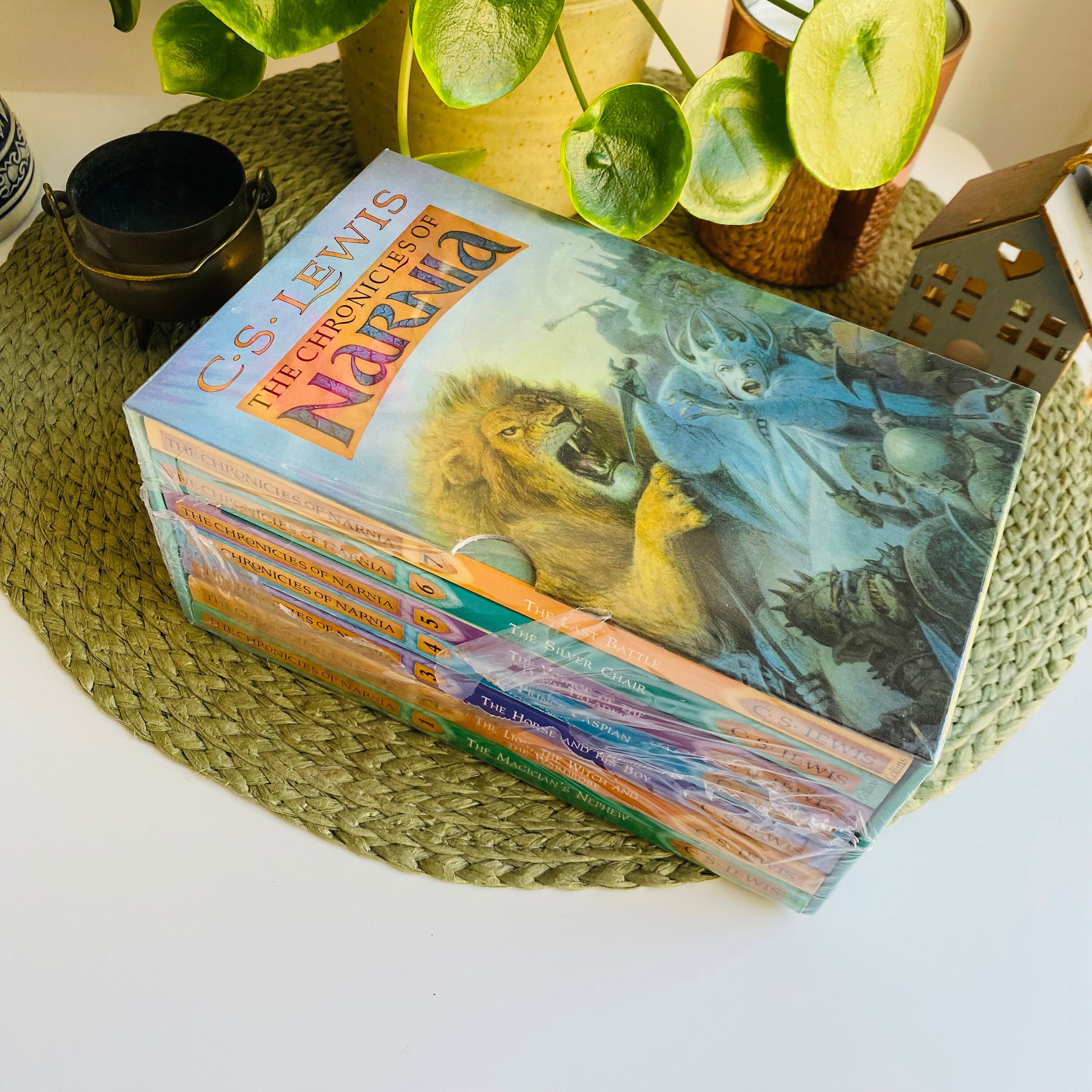 The Complete Box of Chronicles of Narnia Books by C. S. Lewis, New ...