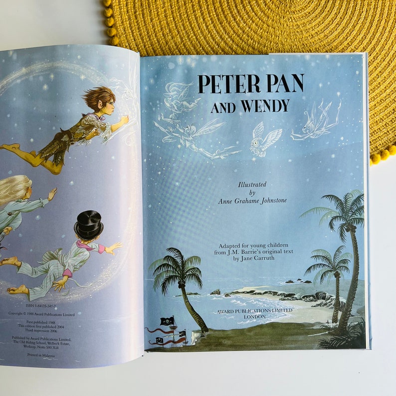 Peter Pan and Wendy Book by J. M. Barrie, Anne Grahame Johnstone ...