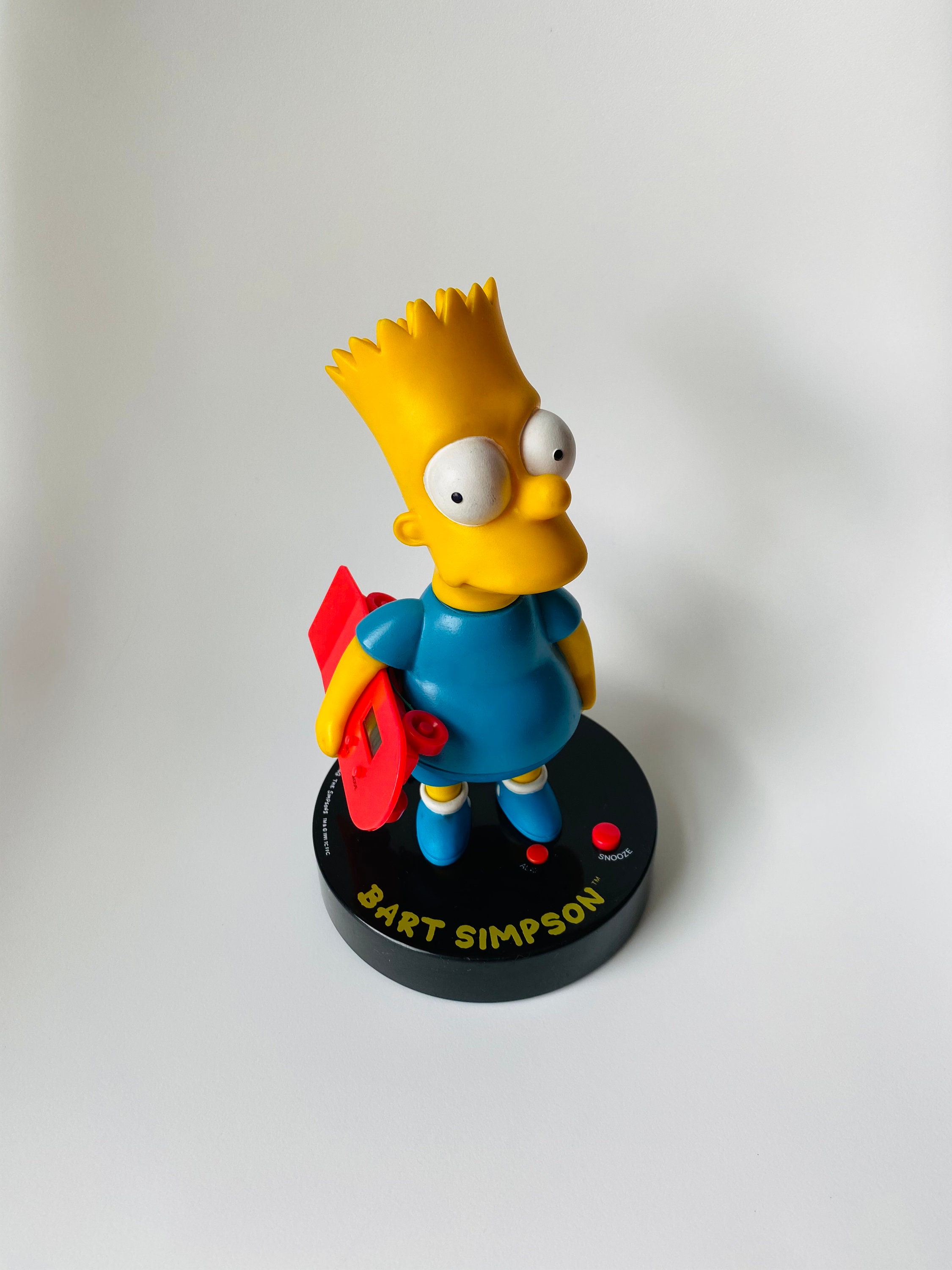 Vintage Bart Simpson Talking Alarm Clock WESCO 90's the - Etsy UK