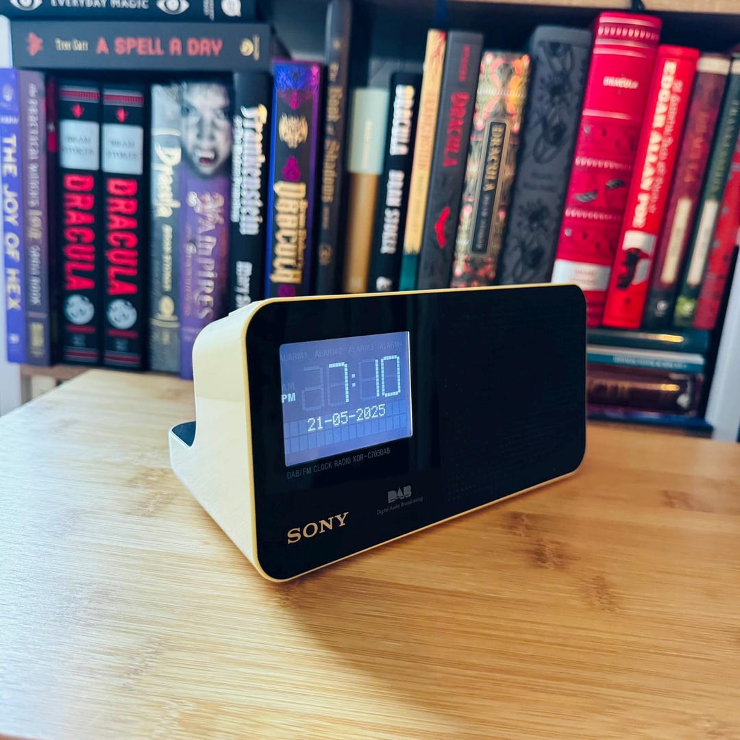 Sony DAB XDR-C705DAB Digital Clock Radio, Dream Machine, Alarm Clock ...