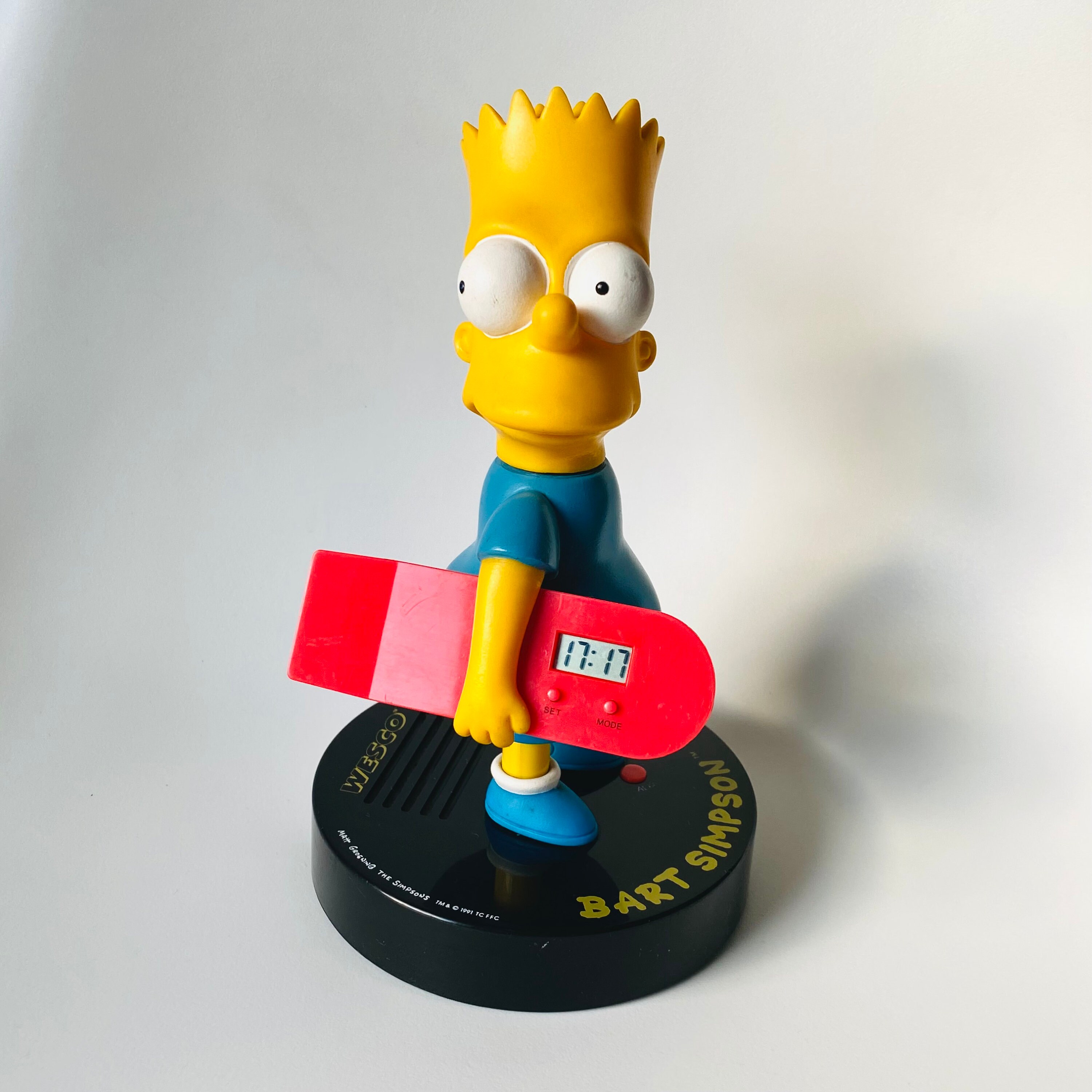 Vintage Bart Simpson Talking Alarm Clock WESCO 90's the - Etsy UK