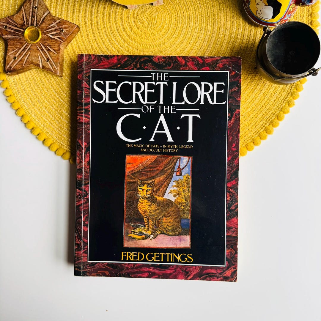 Secret Lore of the Cat Book, Fred Gettings, Mythology, Folklore, Occult ...