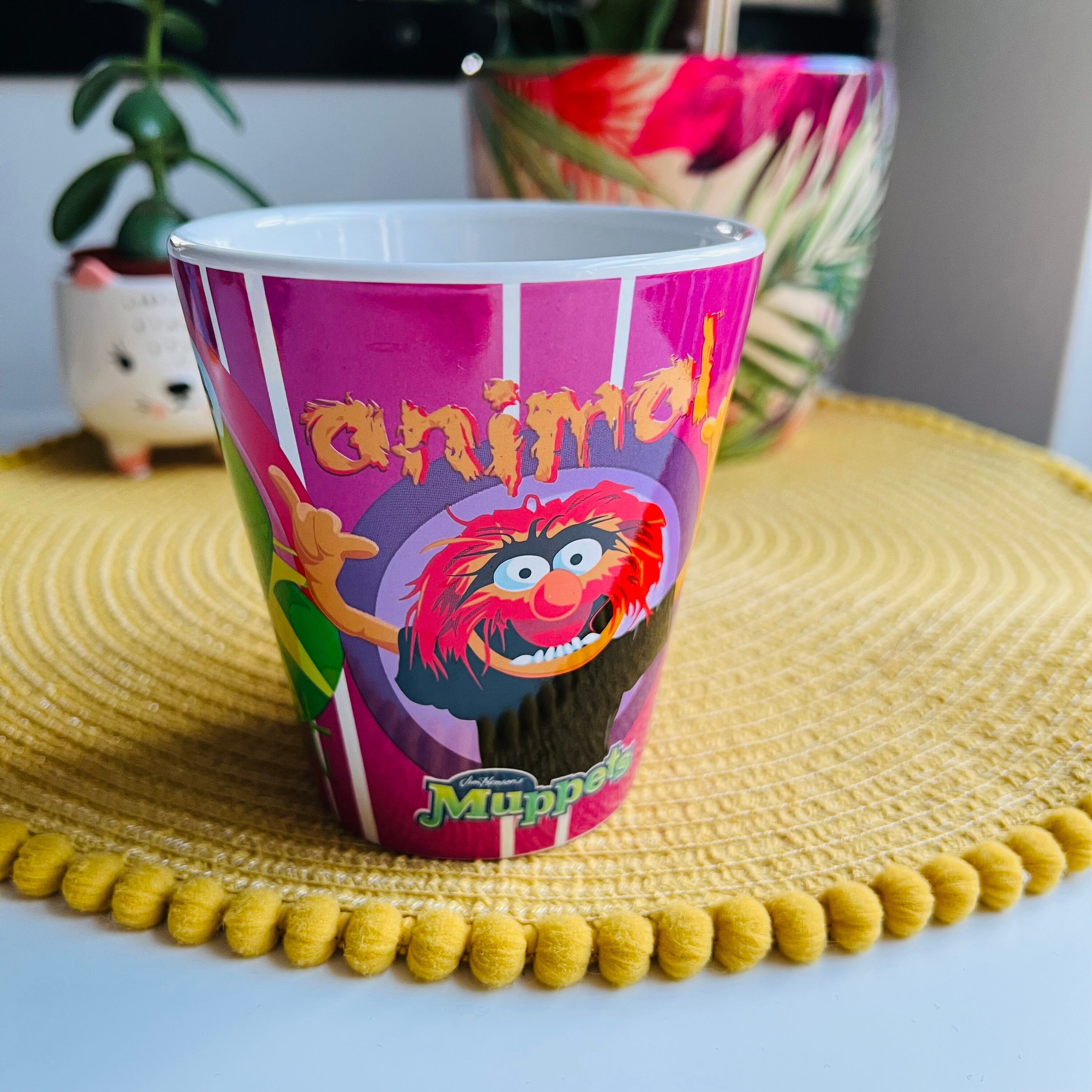 Vintage Muppet Show Mug With Kermit the Frog Miss Piggy Animal, Coffee ...