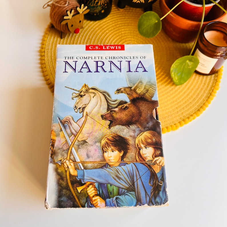 The Complete Box of Chronicles of Narnia Books by C. S. Lewis, Three ...