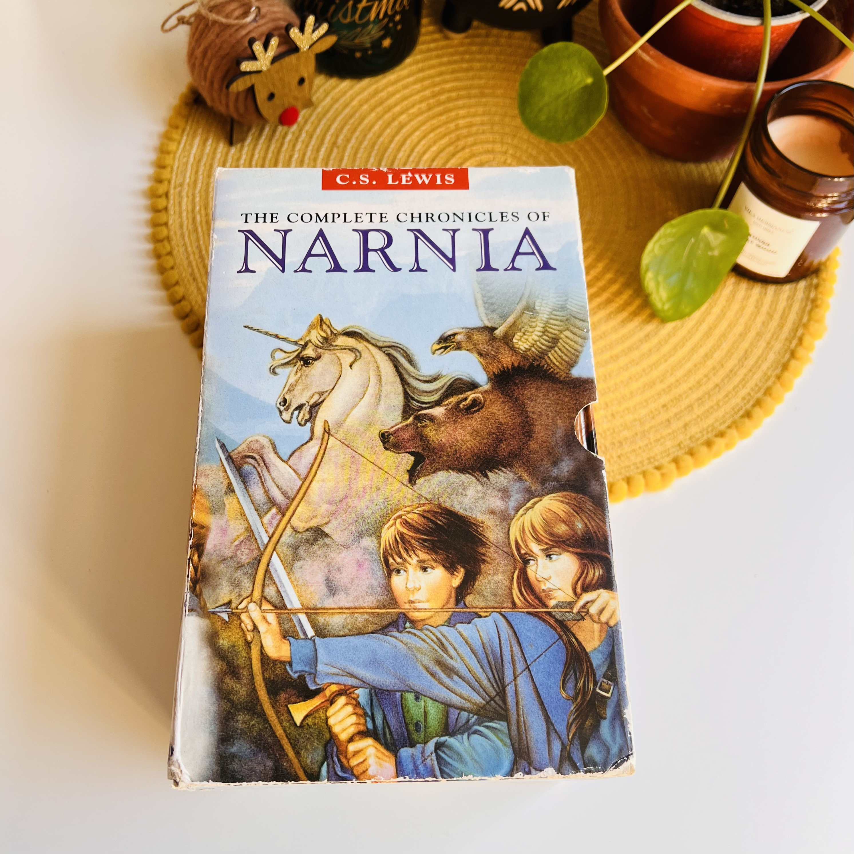 The Complete Box of Chronicles of Narnia Books by C. S. Lewis, Three ...