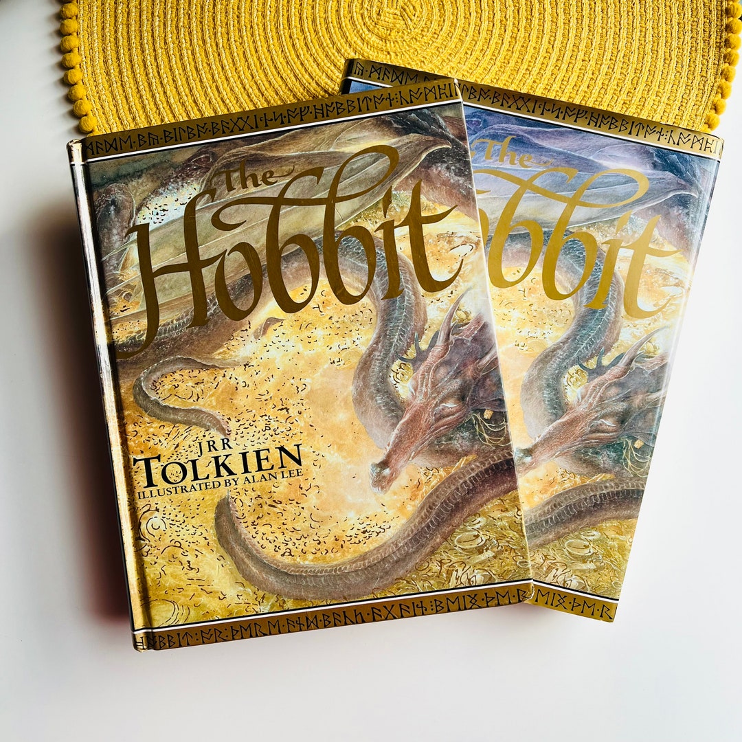 The Hobbit Book by J R R Tolkien, Illustrated by Alan Lee, Large ...