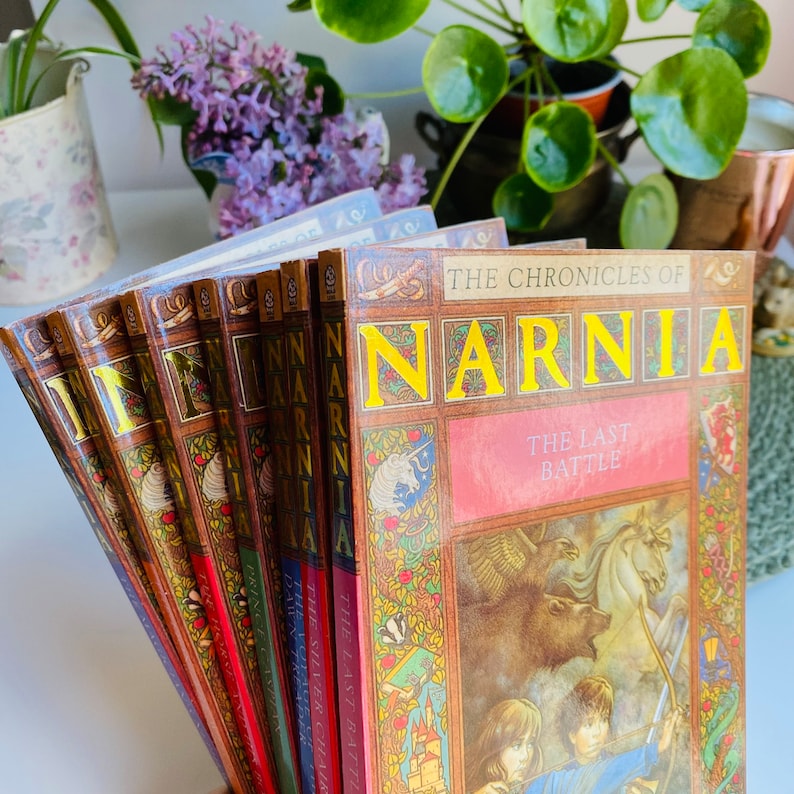 The Complete Set of Chronicles of Narnia Books, C. S. Lewis, 7 Volumes ...