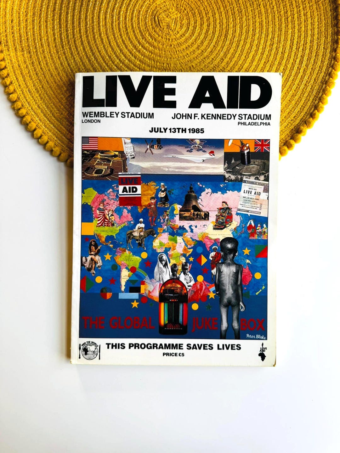 Live Aid 1985 Concert Programme Wembley Stadium Book by Bob Geldof ...