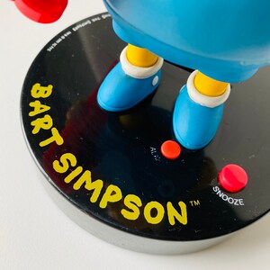 Vintage Bart Simpson Talking Alarm Clock WESCO 90's the - Etsy