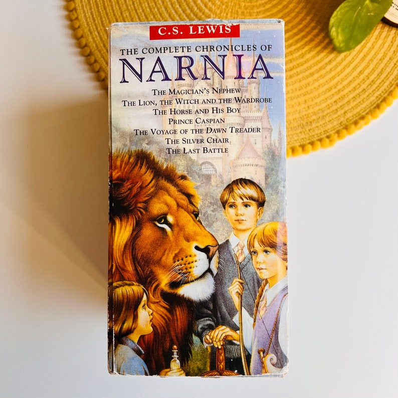 The Complete Box of Chronicles of Narnia Books by C. S. Lewis, Three ...