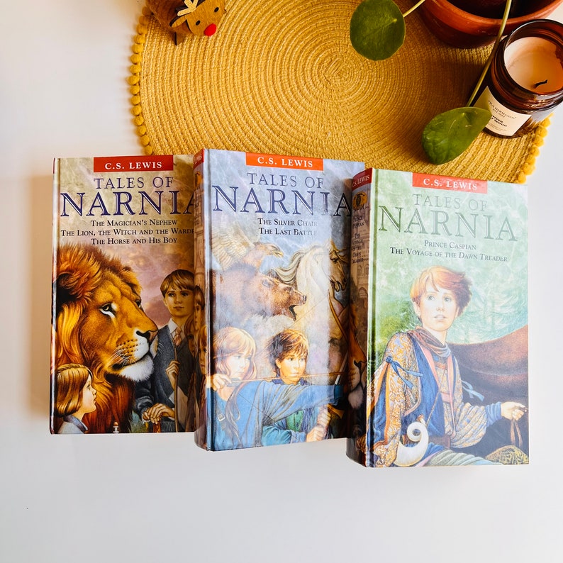 The Complete Box of Chronicles of Narnia Books by C. S. Lewis, Three ...