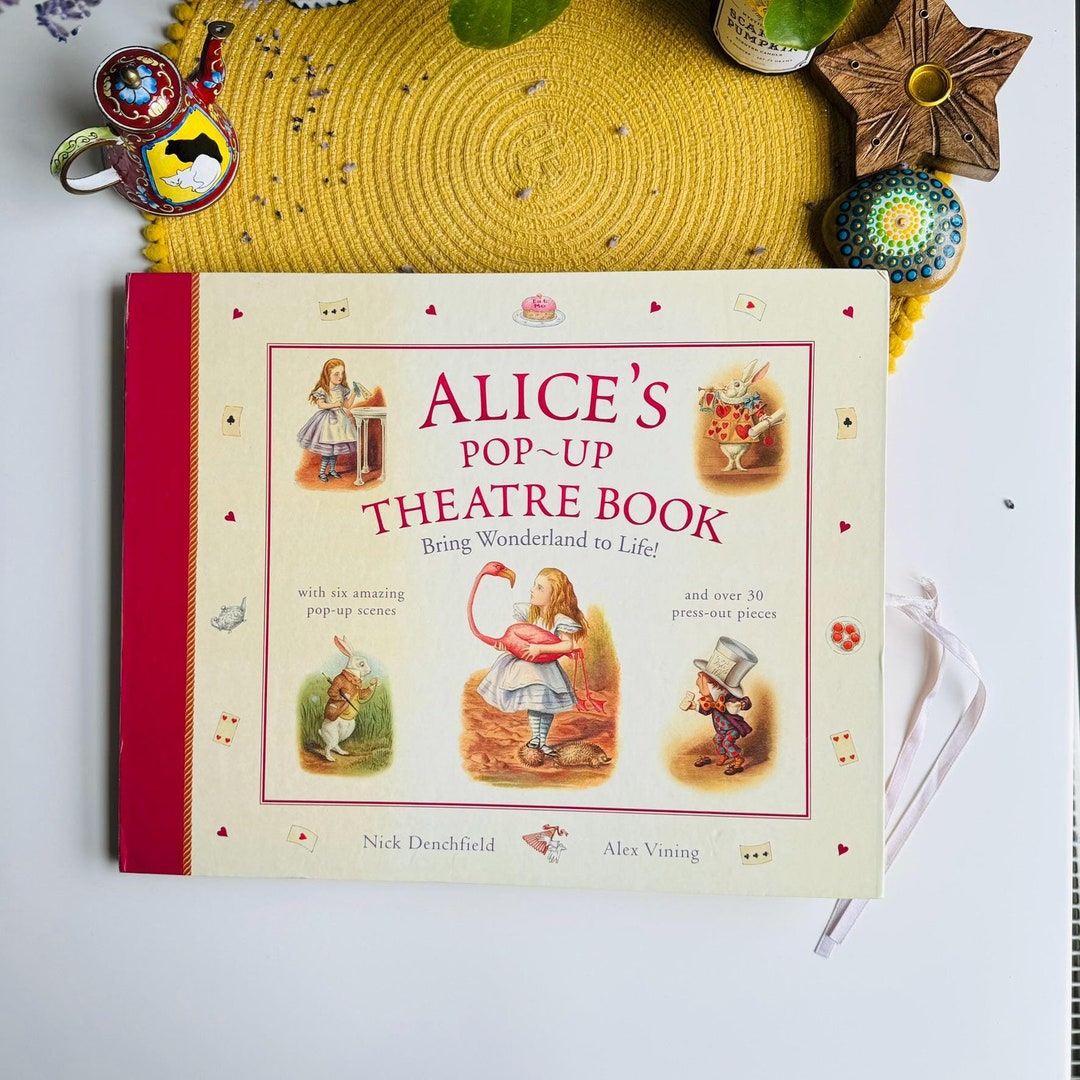 Alice's Pop-up Theatre Book, Nick Denchfield, Alice in Wonderland Pop ...