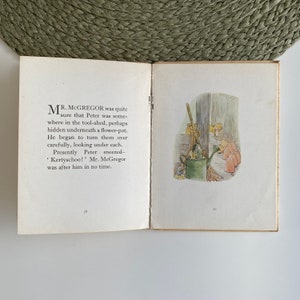 Beatrix Potter, Mini Antique Book, the Tale of Peter Rabbit, First ...