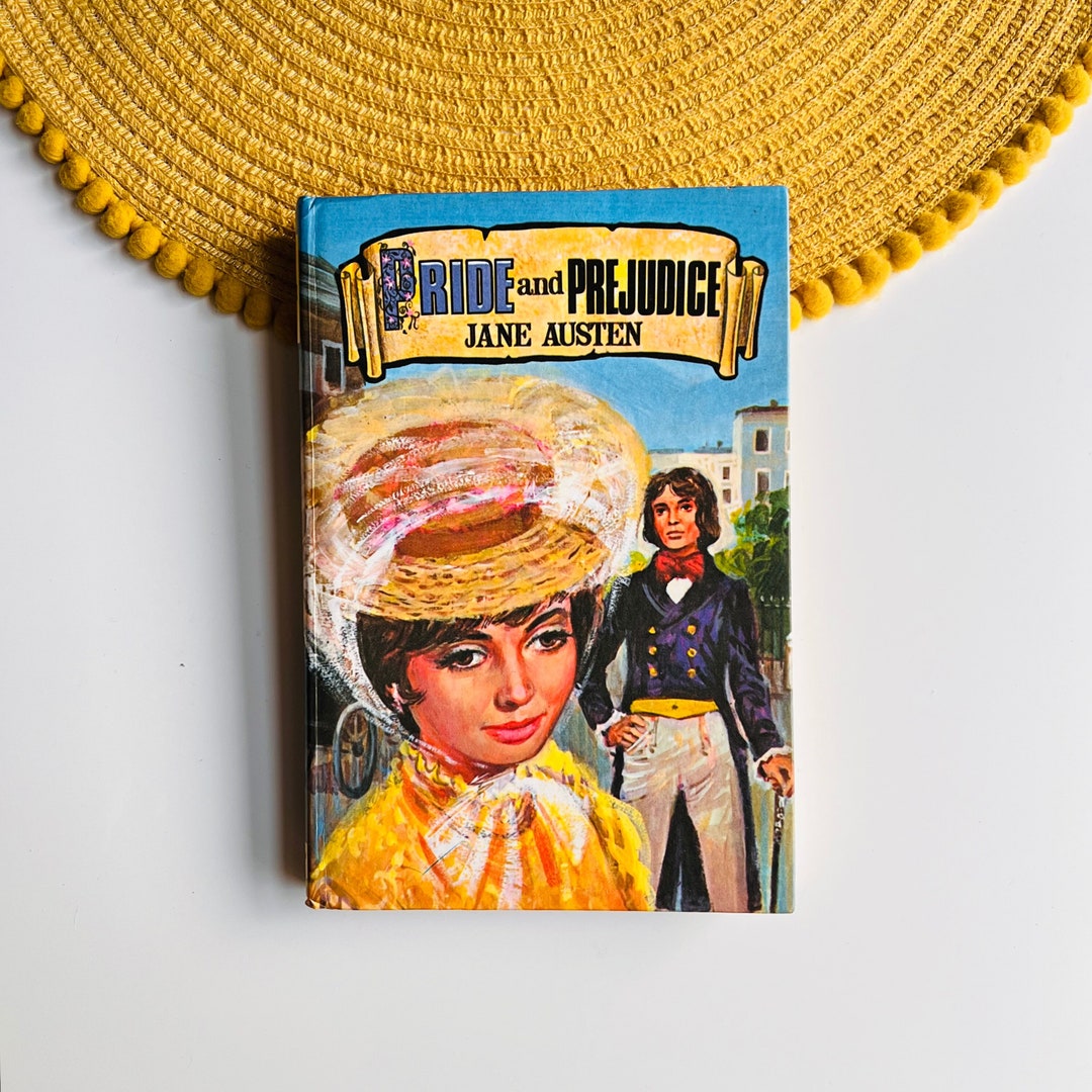 Jane Austens Pride and Prejudice Book Dean & Son, Decoration Retro Blue ...