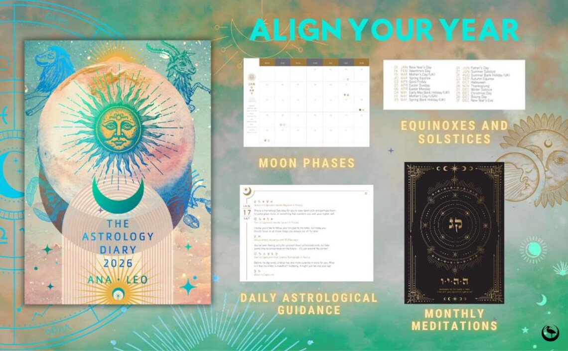 Astrology Diary 2026, Astrology of 2026, Zodiac Horoscope Planner ...