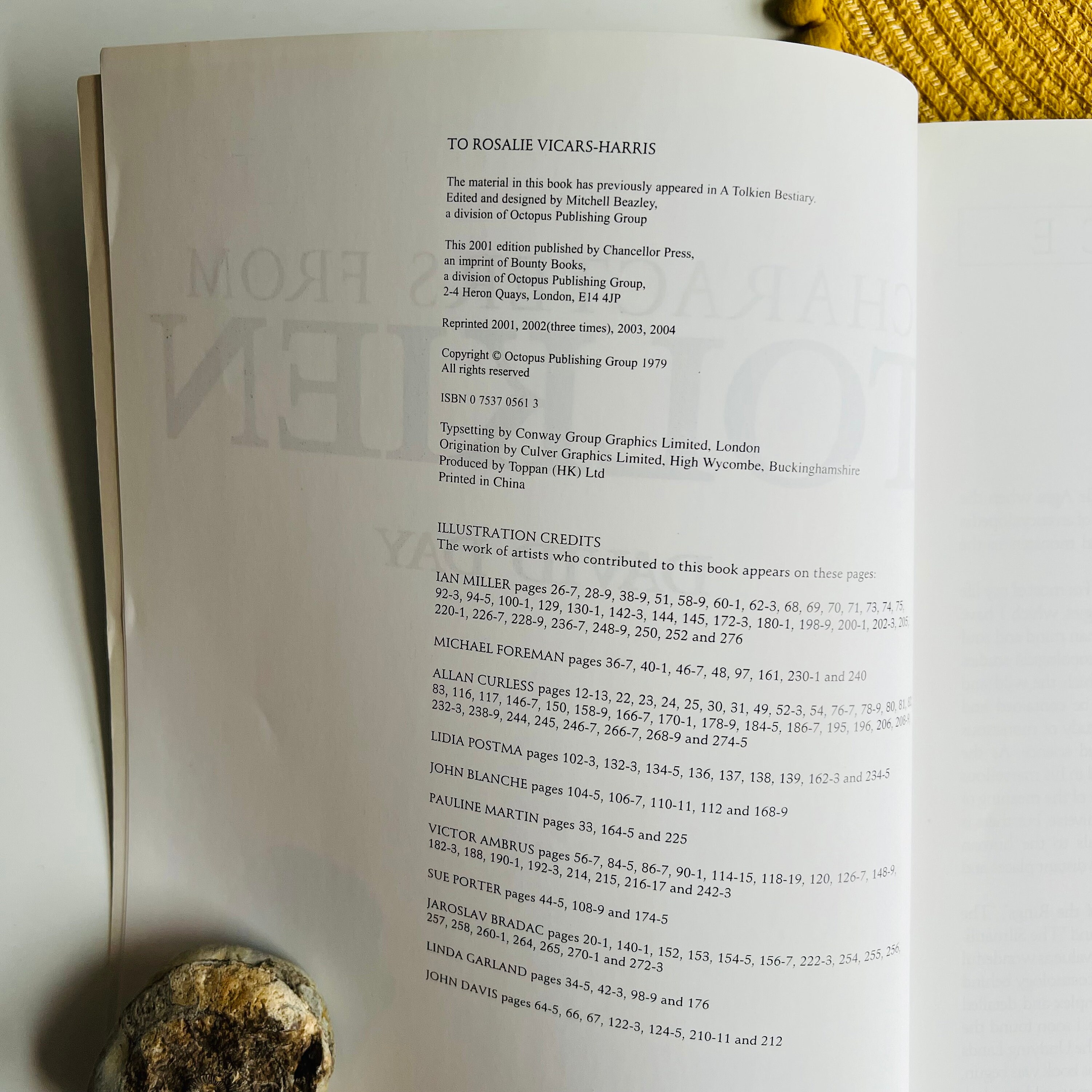 Characters From Tolkien, A Bestiary Book by David Day, J.R.R. Tolkien ...