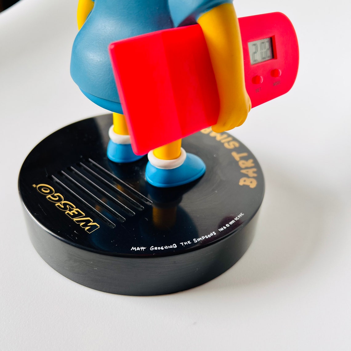 Vintage Bart Simpson Talking Alarm Clock WESCO 90's the - Etsy