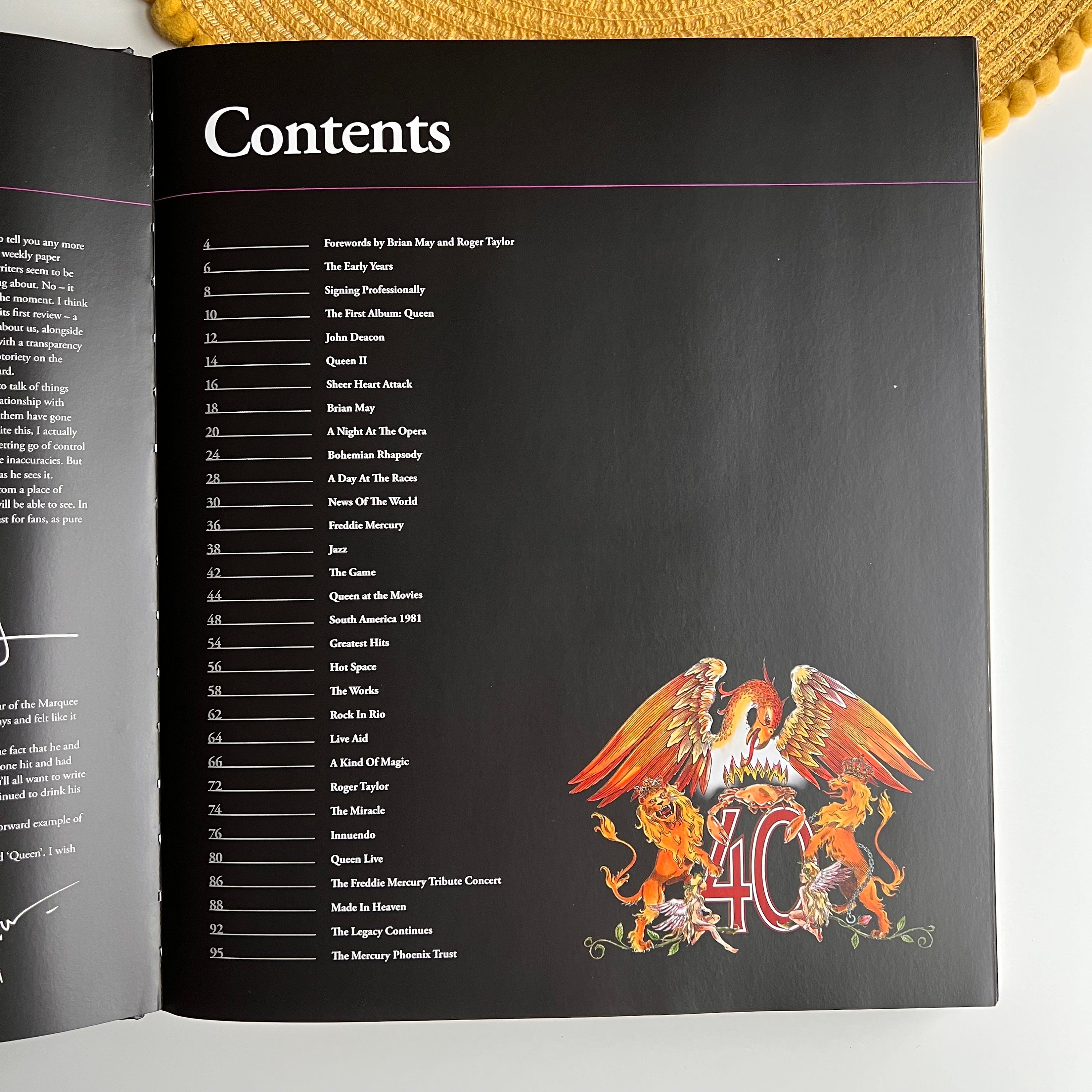 40 Years of Queen Book, Queen Band Memorabilia Biography Book, Tribute ...