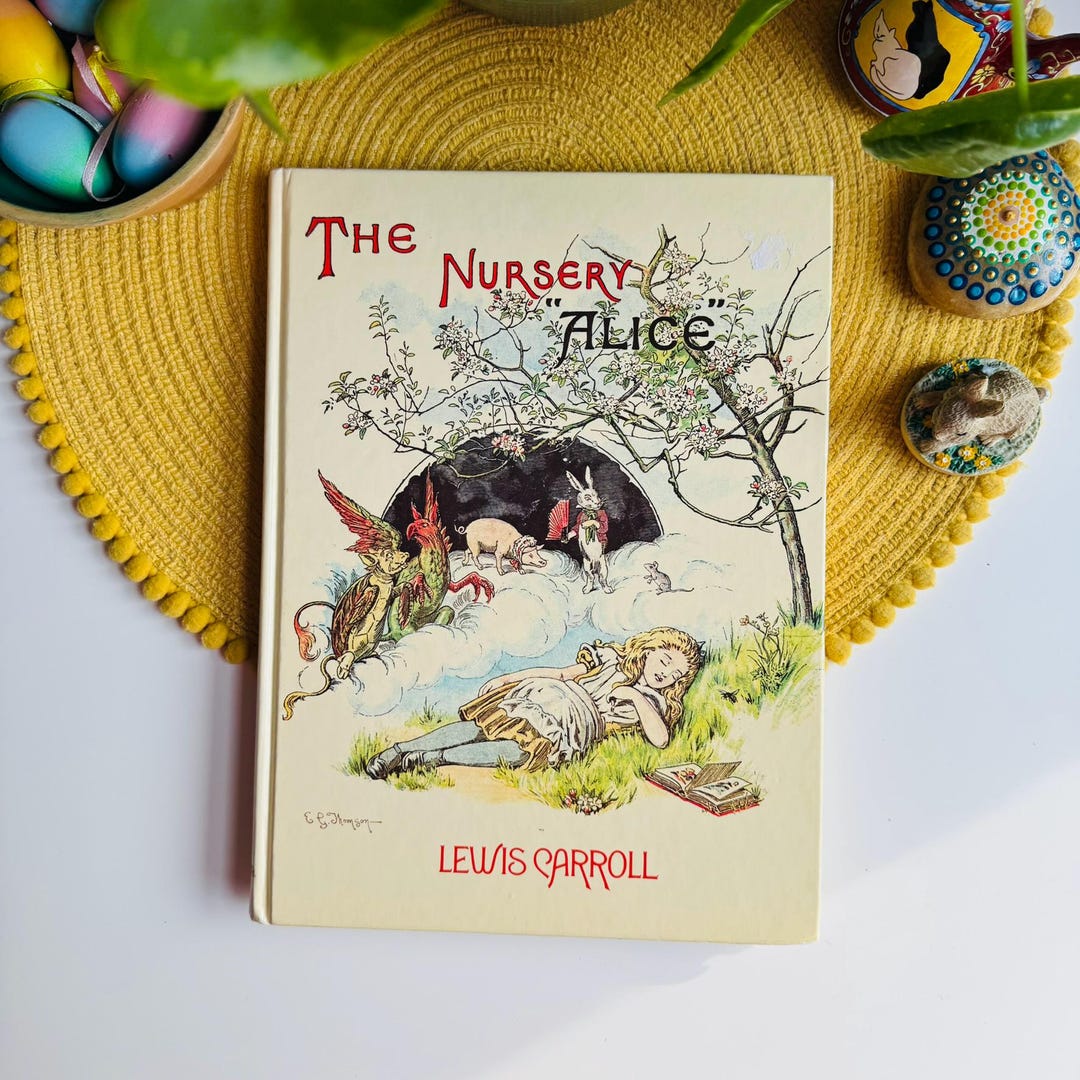 The Nursery Alice, Vintage Alice Book, Facsimile, Illustrated Alice in ...