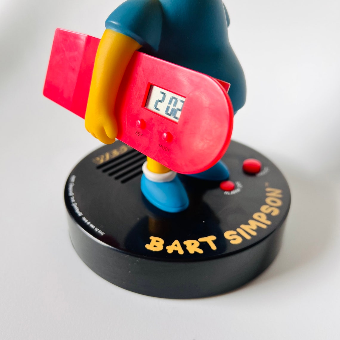 Vintage Bart Simpson Talking Alarm Clock WESCO 90's the - Etsy