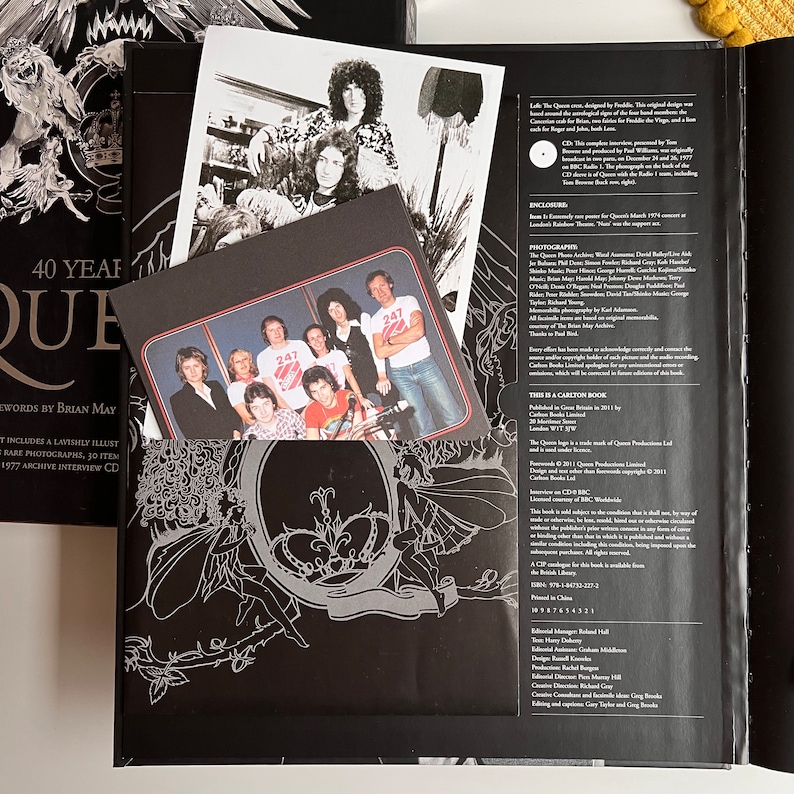 40 Years of Queen Book, Queen Band Memorabilia Biography Book, Tribute ...