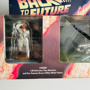 Back to the Future Delorean Time Machine, Model Car, Doc Brown Figure ...