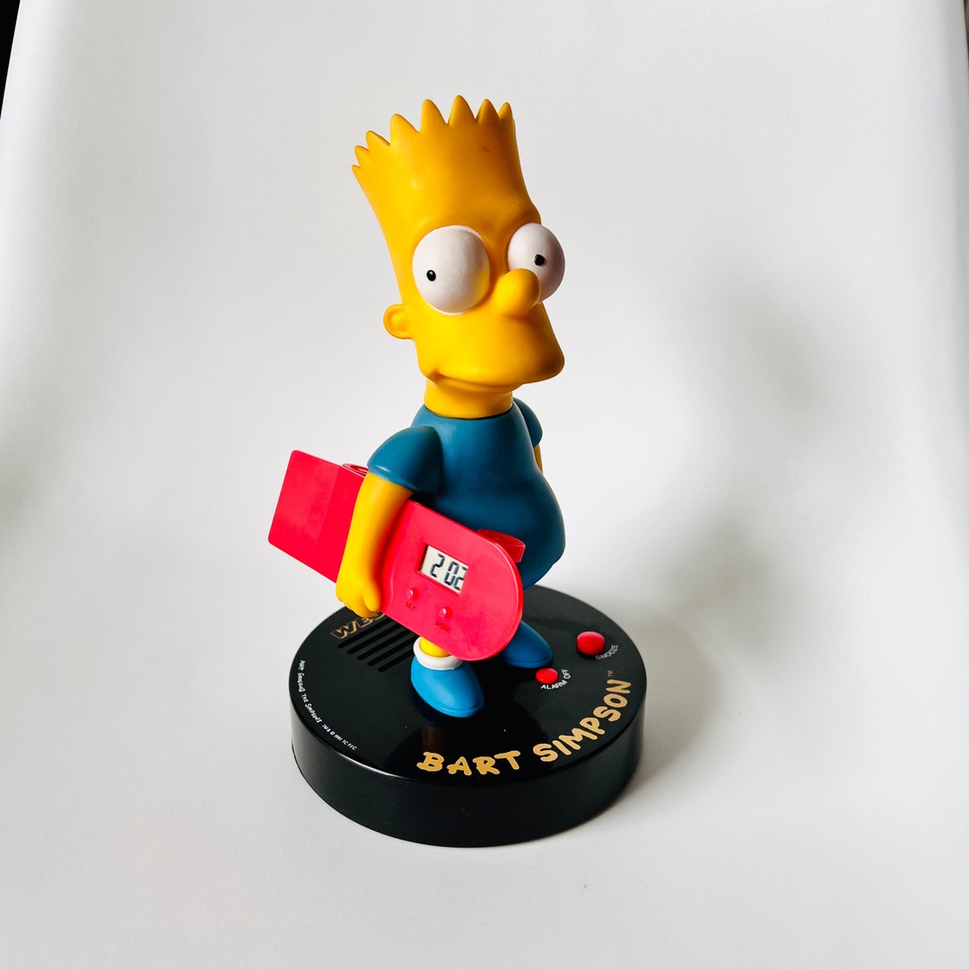 Vintage Bart Simpson Talking Alarm Clock WESCO 90's the - Etsy