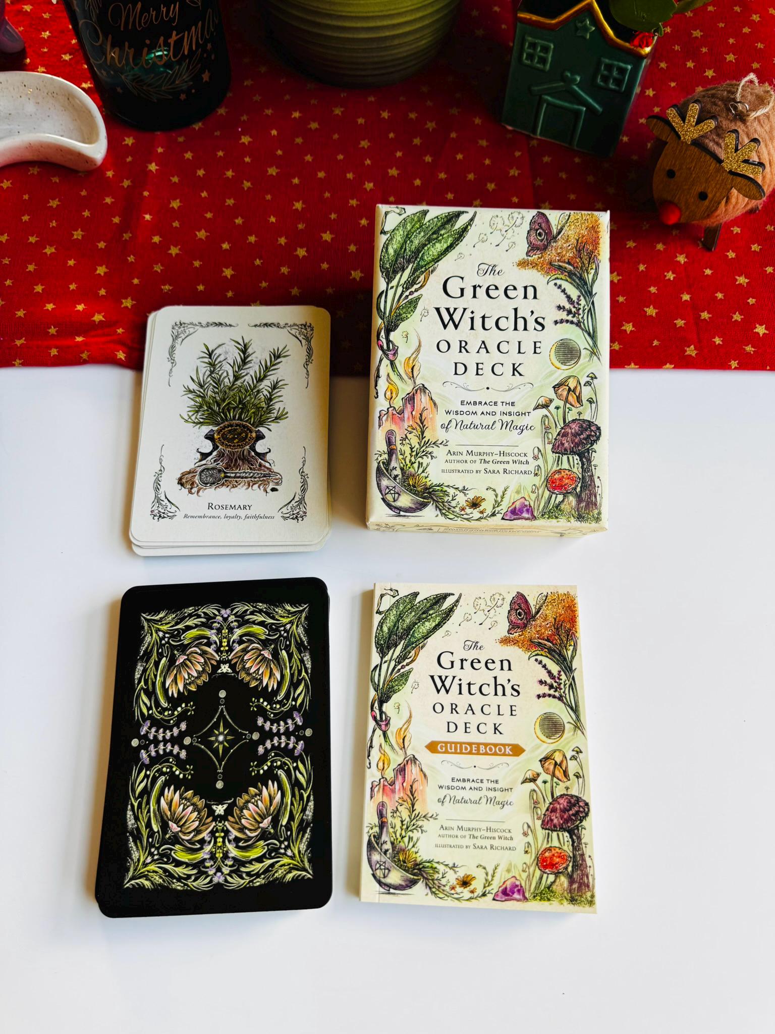 Green Witch's Oracle Deck, Woodland Wardens Oracle & Tarot Cards Deck ...