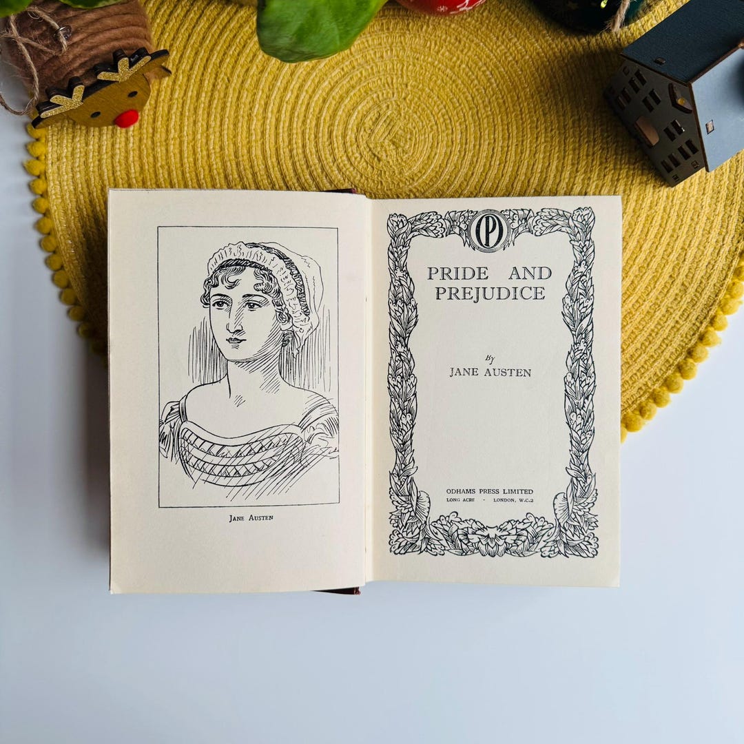 Pride and Prejudice, Jane Austen, Odhams Press, Vintage Antiquarian ...
