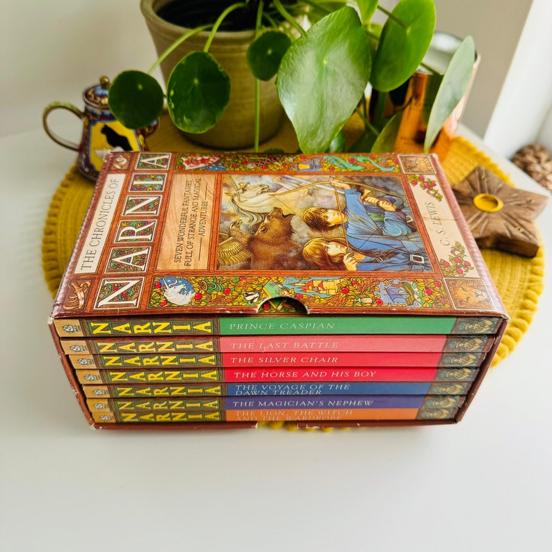 The Complete Set of Chronicles of Narnia Books, C. S. Lewis, 7 Volumes ...
