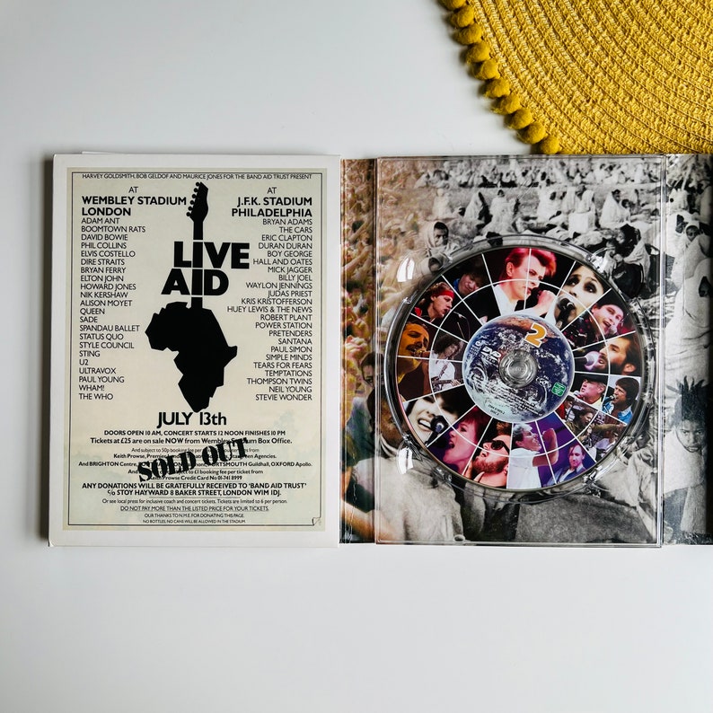 Live Aid 1985 DVD Box Set, Gig Concert DVD, Wembley Stadium Queen Band ...
