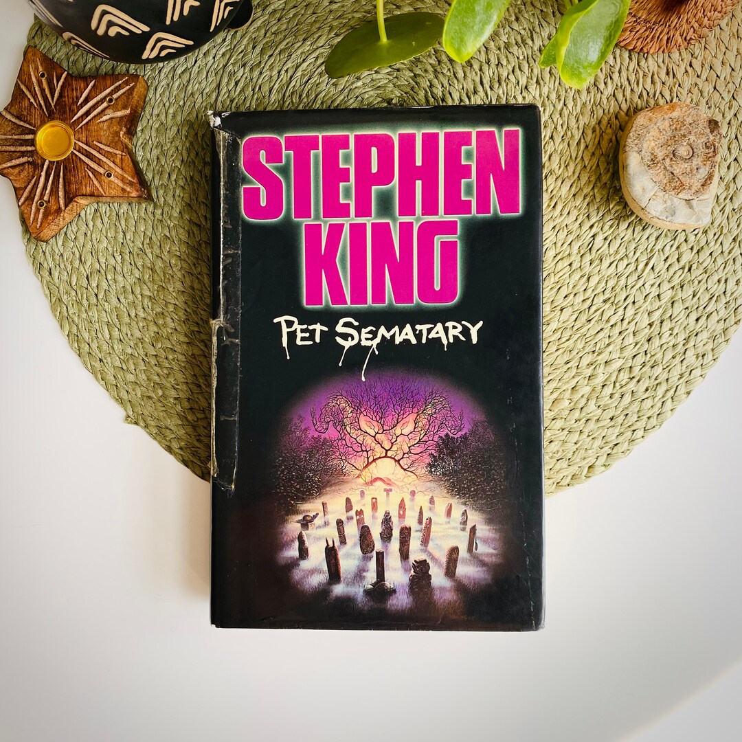 Pet Sematary Book by Stephen King, 1984 BCA Edition, Hardback, 1980s ...