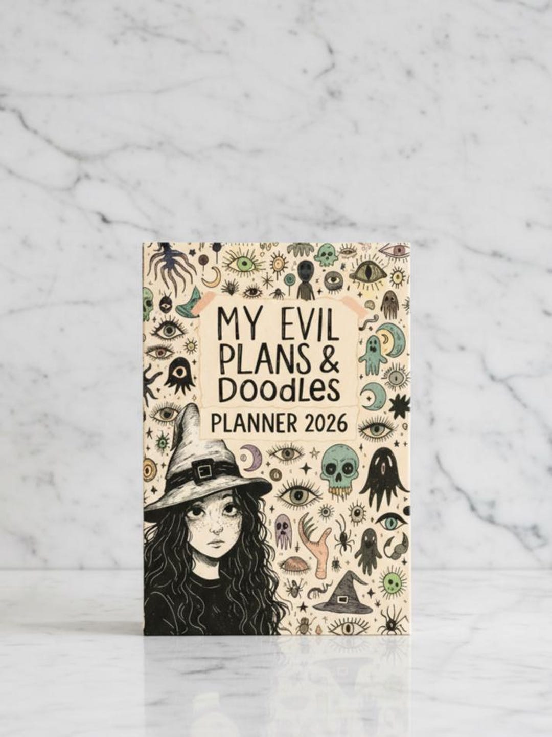My Evil Plans and Doodles Planner Notebook 2026, Weekly Diary, Tim ...