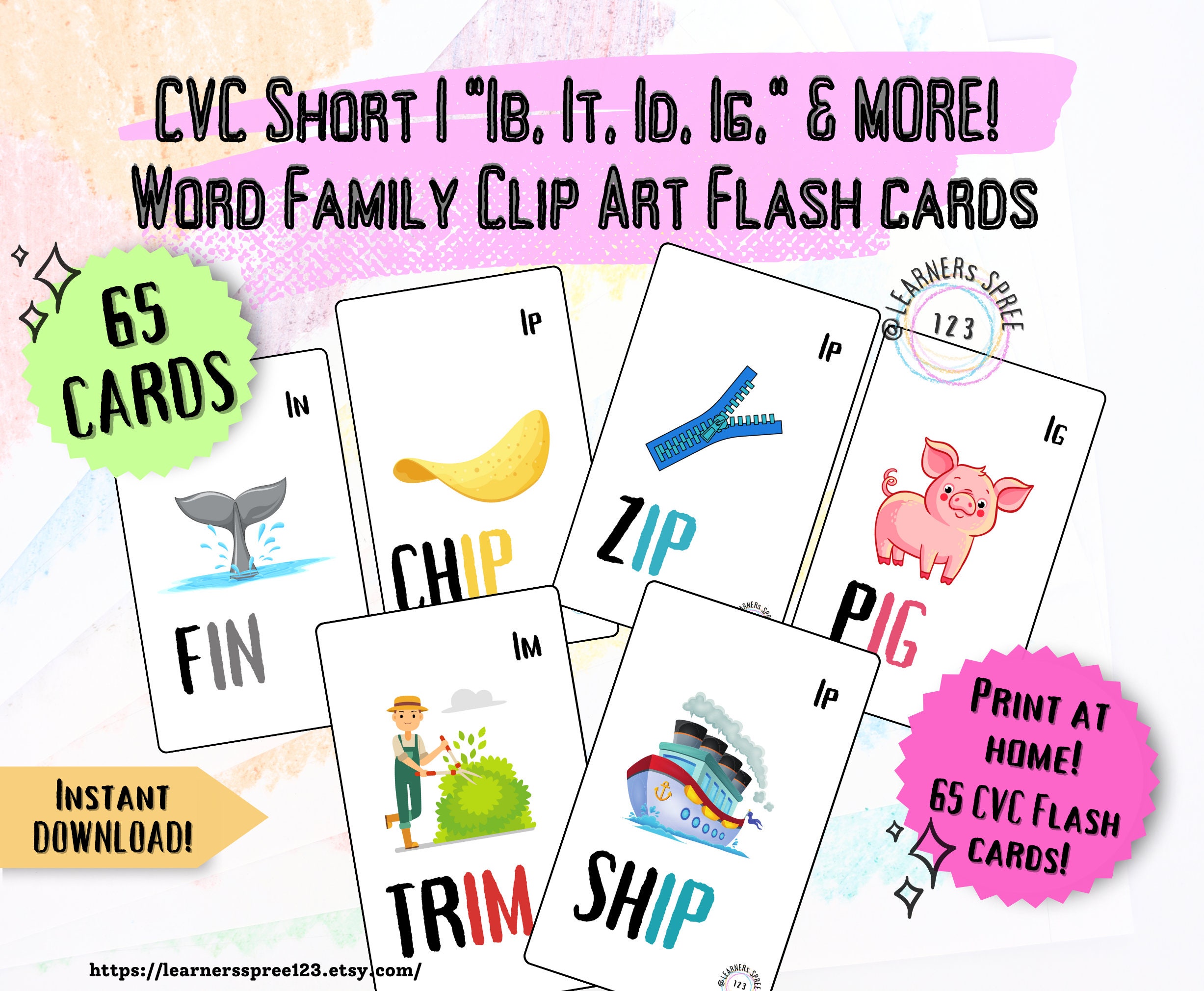 Word Family Clip Art
