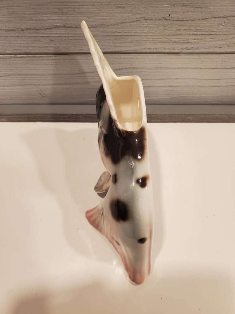 Vintage Lefton Fish Wall Pocket/planter - Etsy