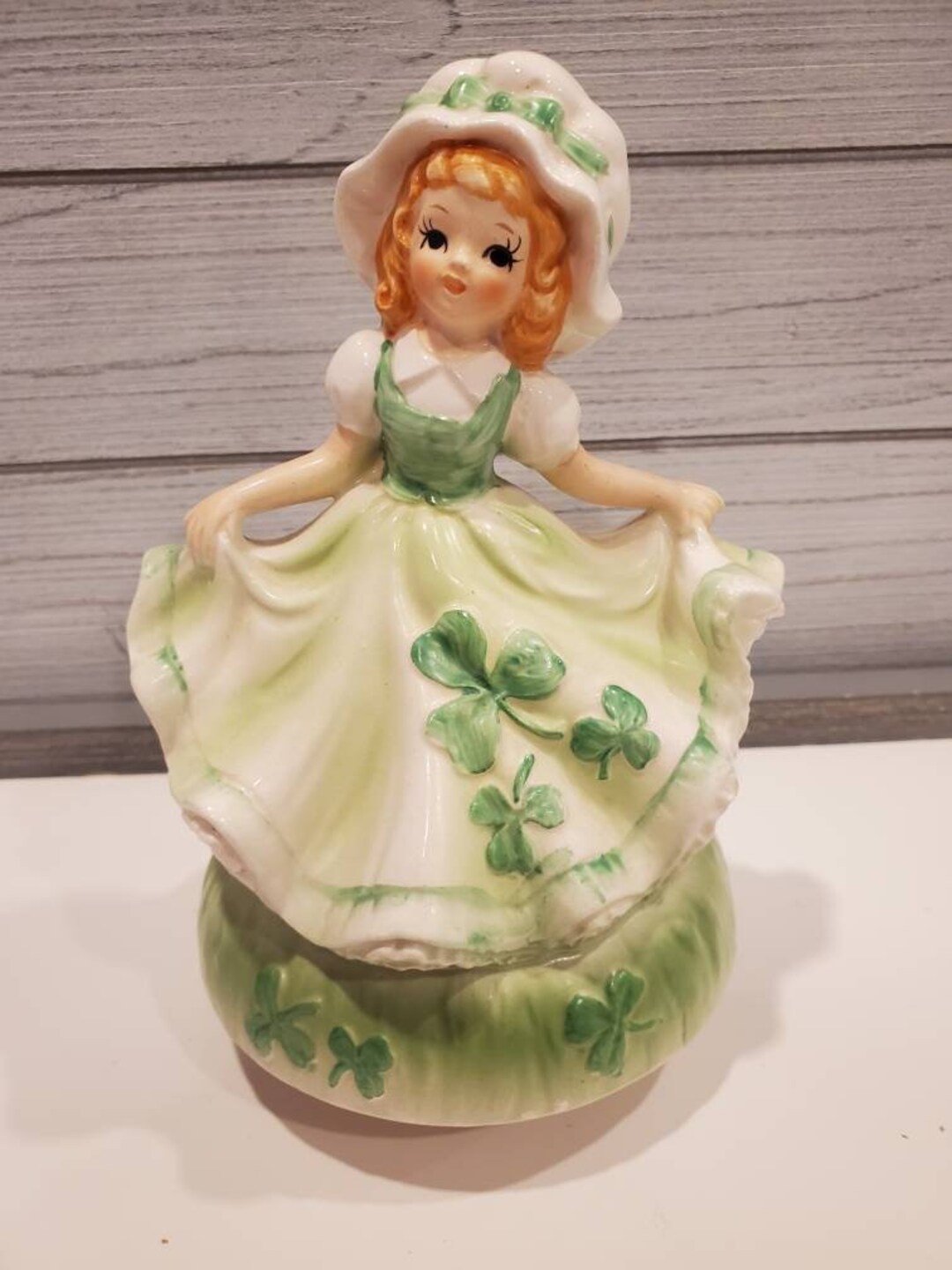 Vintage Giftcraft Irish Girl Music Box. - Etsy