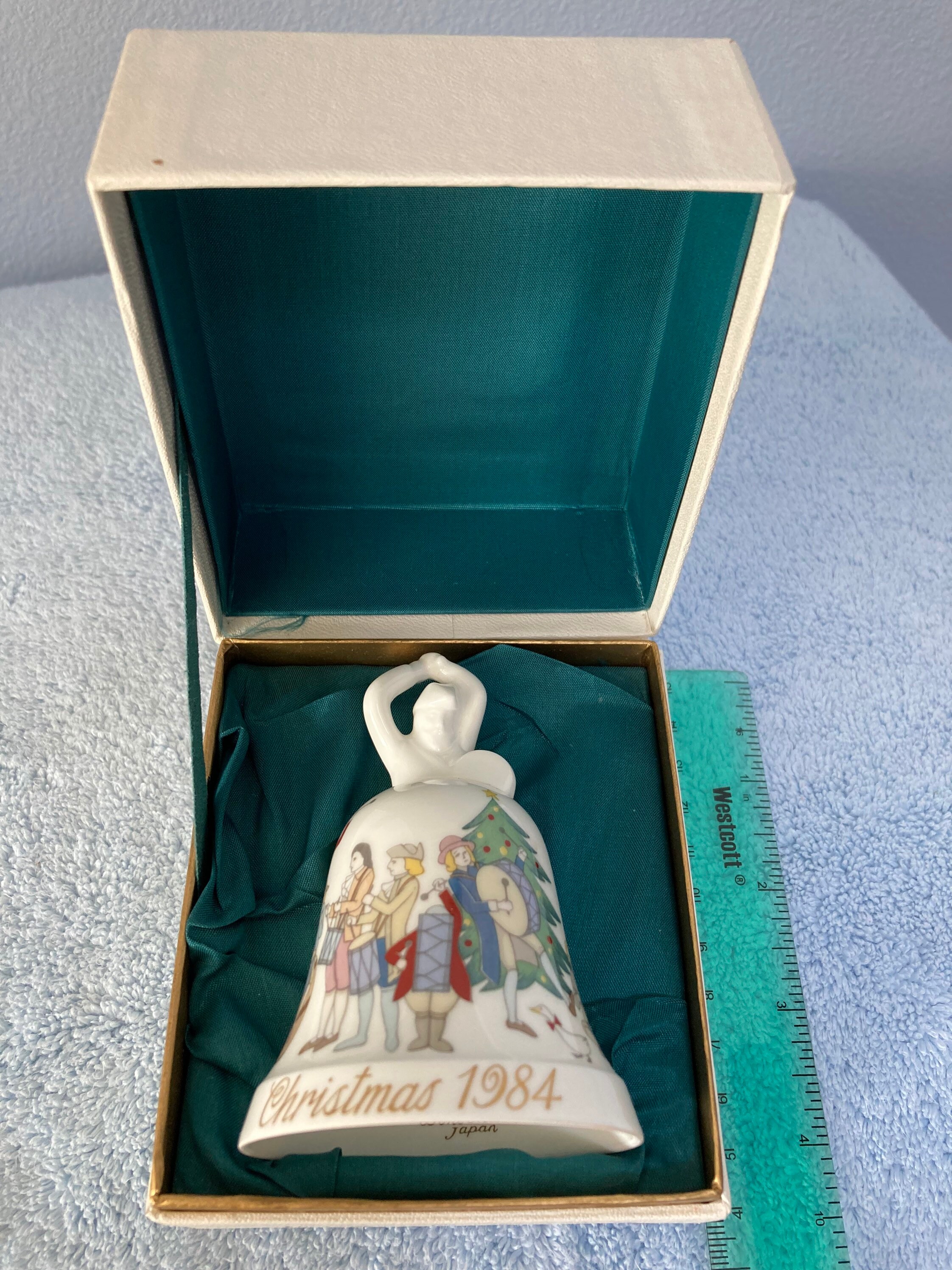 Noritaki Bone China Christmas Bell Featuring a Lively Drummer From the ...