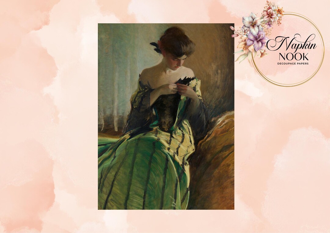 Ingenue Decoupage Paper, Furniture Art DIY Craft (23.4" X 33.1") - Etsy