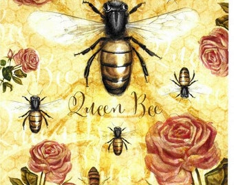 Bee Rice Paper - Etsy