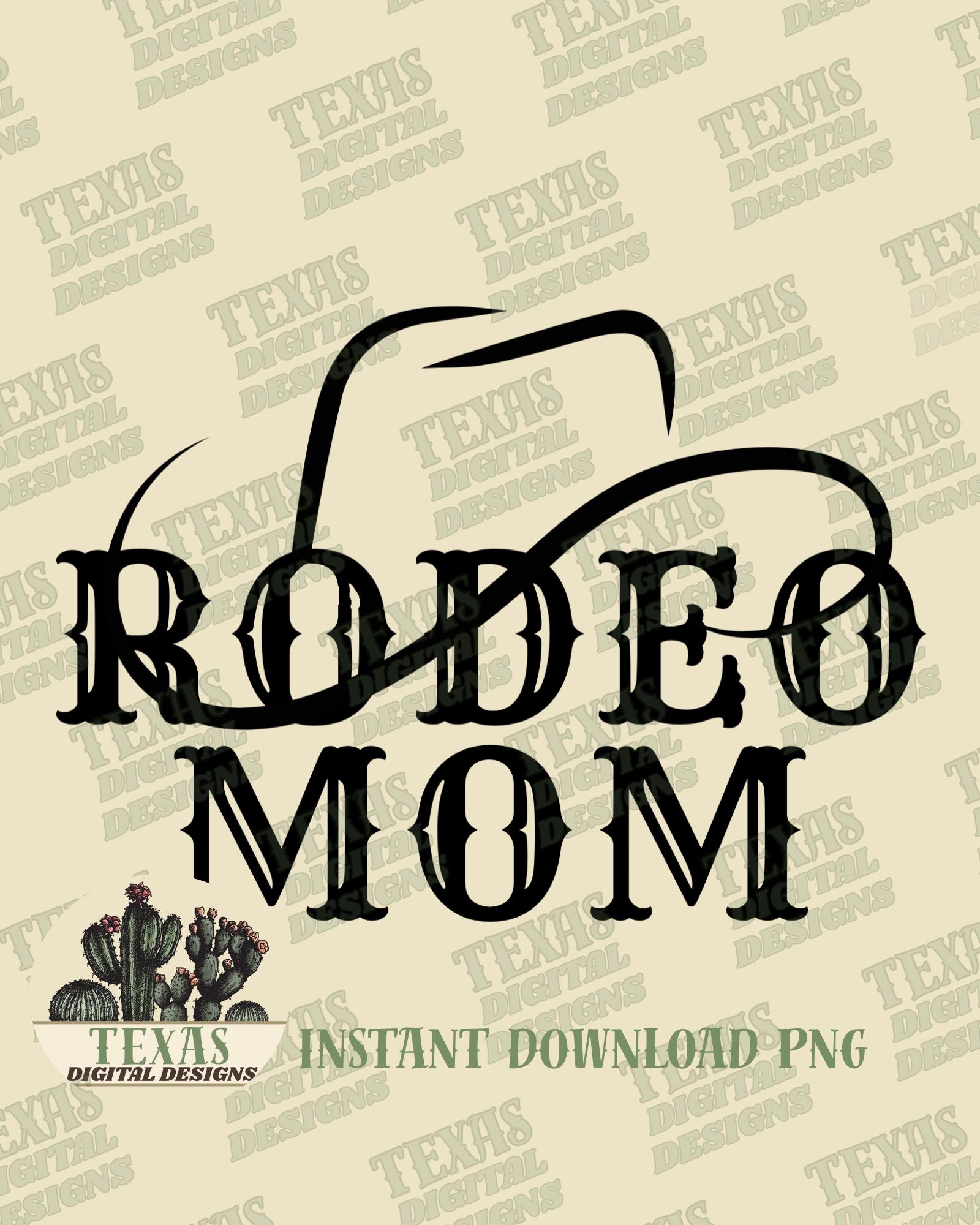 Rodeo Mom | Rodeo Mama | Cowboy Hat PNG | Rodeo Family | Sublimation ...